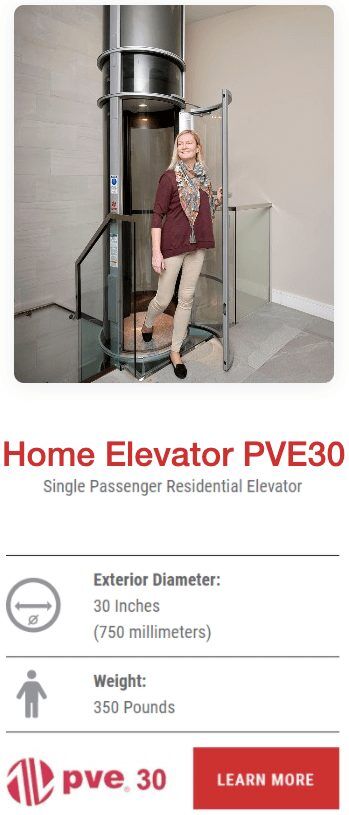 Residential Elevators - Air Driven Home Elevators by PVE®