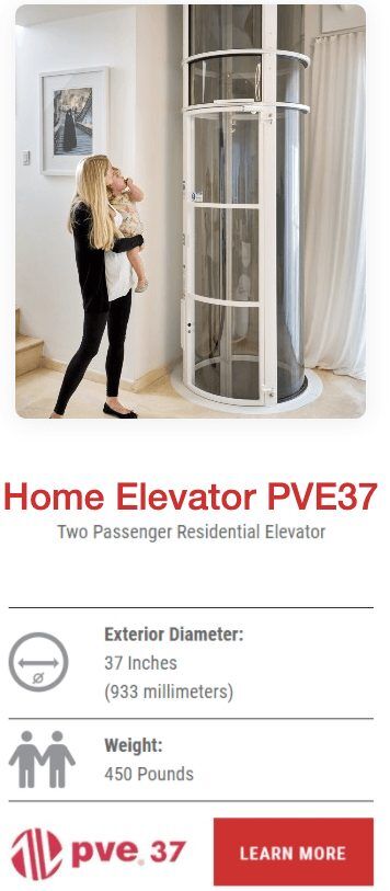 Residential Elevators - Air Driven Home Elevators by PVE®
