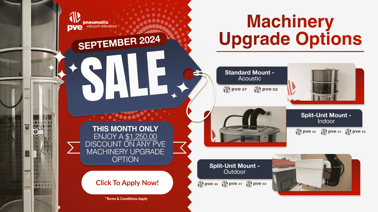 Home Elevators by PVE - Machinery Madness May Promotion